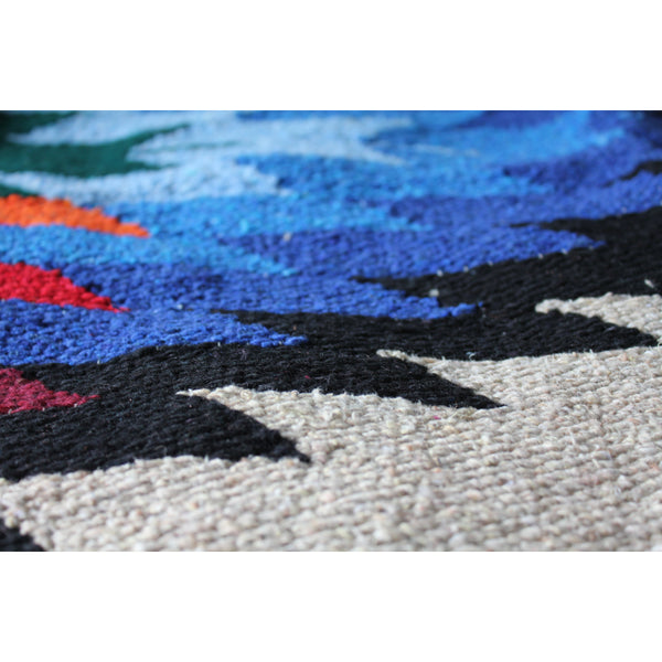 Mexican Saltillo Diamond Blanket - Colourful Striped -Free NZ Delivery ...
