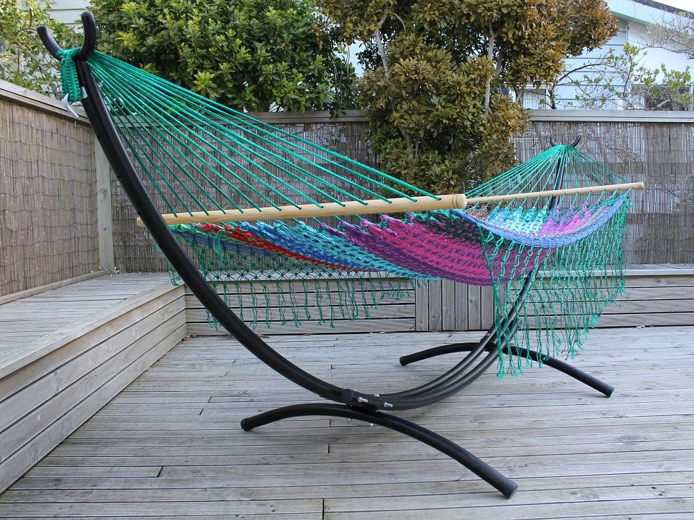 Metal Arc Hammock Stand - Free Standing Metal Hammock - Free Delivery ...