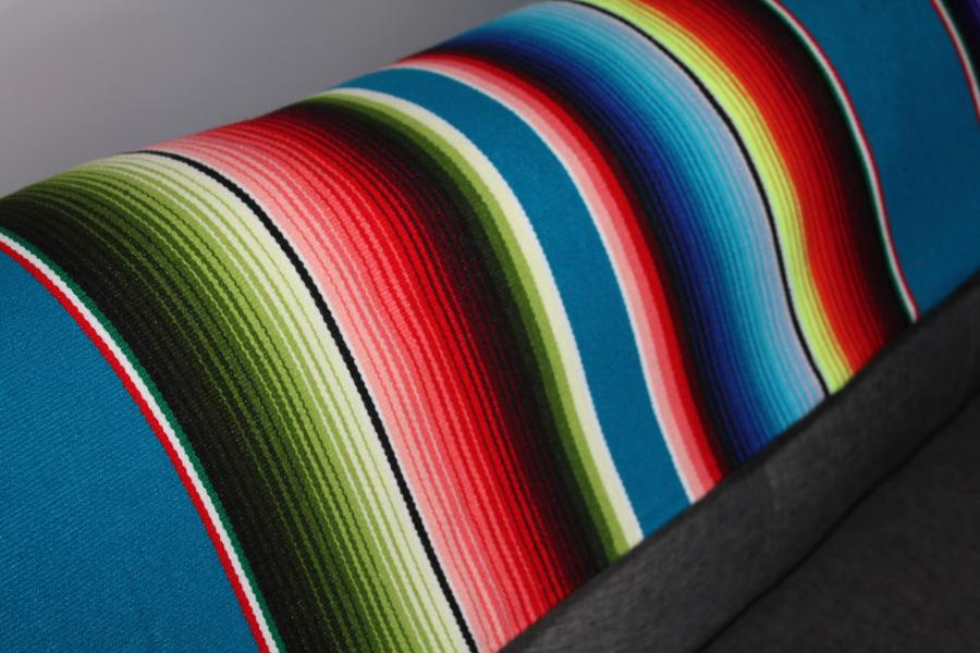 Mexican Blanket - Blue - Authentic Mexican Rug - Free NZ Delivery ...