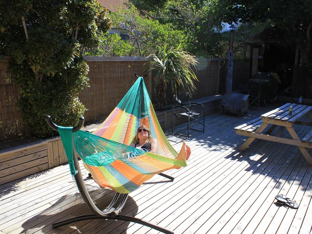 Metal Arc Hammock Stand - Free Standing Metal Hammock - Free Delivery ...